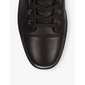 CHRISTIAN LOUBOUTIN Louis Leather High-top Trainers