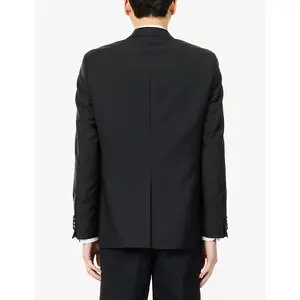 OSCAR JACOBSON Frampton Peak-lapel Wool Blazer