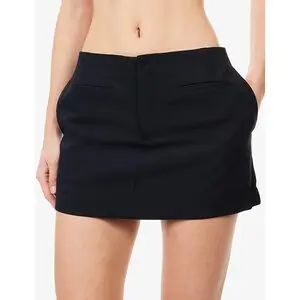 L.A-SPACE Tailored A-line Woven Skort