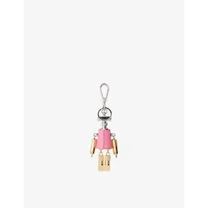 Prada Robot Saffiano Leather Bag Charm - Pink