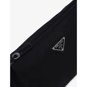 Prada Re-nylon And Saffiano Leather Pouch