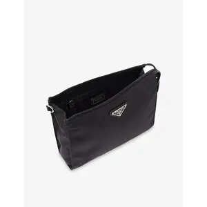 Prada Re-nylon And Saffiano Leather Pouch