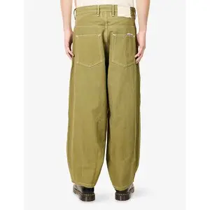 STORY MFG. Lush Pleated Wide-leg Denim Jeans