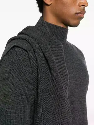 ENTIRE STUDIOS High-neck Sweater - Grey