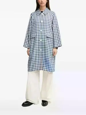 BENETTON Gingham-check Coat