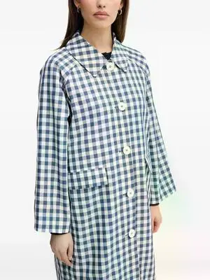 BENETTON Gingham-check Coat