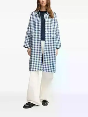 BENETTON Gingham-check Coat