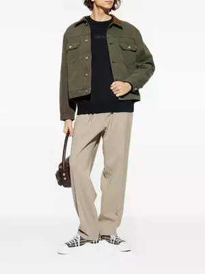 Burberry Embroidered Logo Sweatshirt