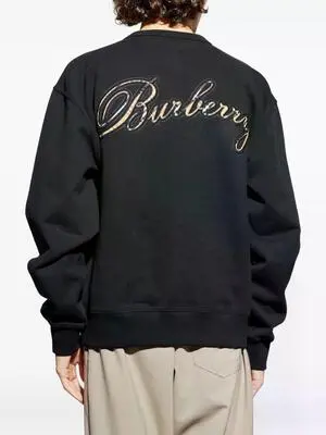 Burberry Embroidered Logo Sweatshirt