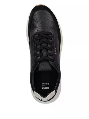 BOSS Suede Panel Sneakers