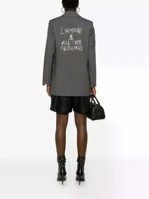 Zadig&Voltaire Rhinestone-slogan Blazer