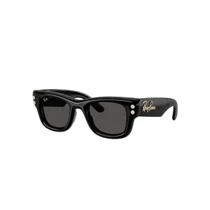 Ray-ban Wayfarer Puffer Diamond Edition Sunglasses - Black & Diamonds