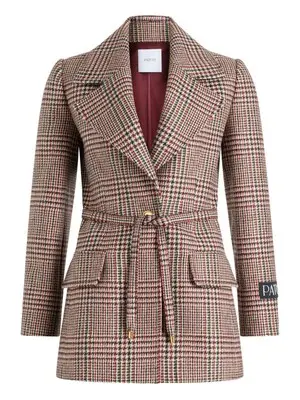 Patou Belted Jacket With Pockets
