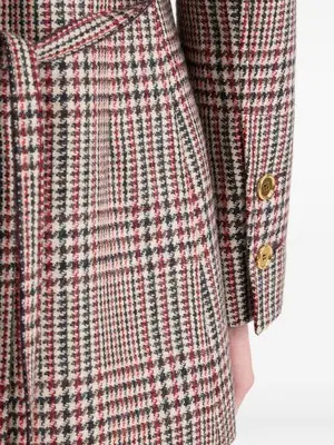 PATOU Belted Jacket With Pockets - Brown