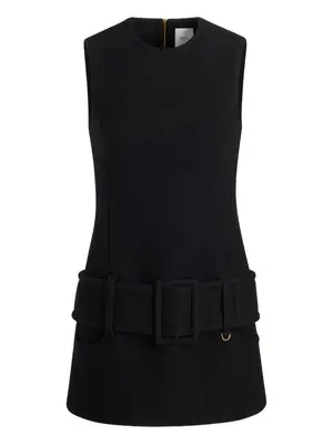 Patou Waist Belted Mini Dress