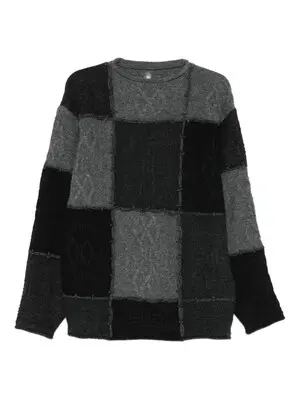 ADER ERROR Jacquard Crewneck Sweater
