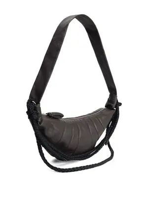 LEMAIRE Braided Croissant Medium Shoulder Bag - Brown