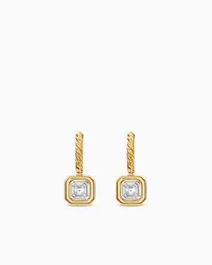 David Yurman Illusion Set Drop Earrings - Diamond
