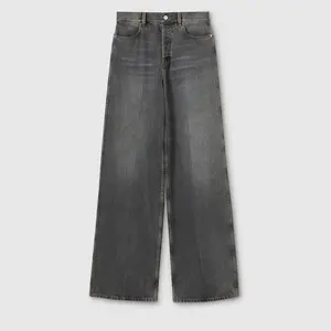Gucci Wide Leg Denim Pants