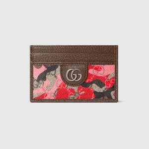 Gucci Gg Card Case - Beige
