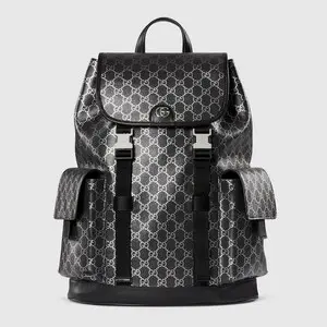 Gucci Gg Large Backpack - Black