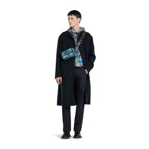 Gucci Gg Motif Double Wool Coat