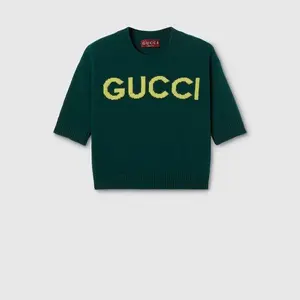 Gucci Soft Wool Top With Intarsia