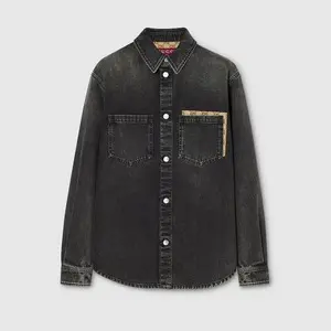Gucci Washed Cotton Denim Shirt
