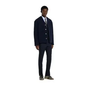 Gucci Striped Cotton Shirt With Web - Blue