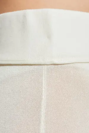 TOTEME Straight-cut Midi Skirt - Cream