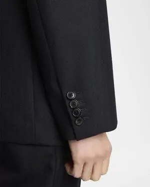 Dries Van Noten Apos;s Buforden Double-breasted Wool Jacket - Navy