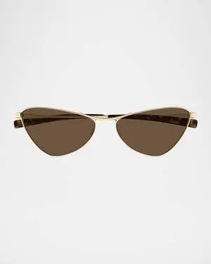 Saint Laurent Cat-eye Sunglasses - Gold