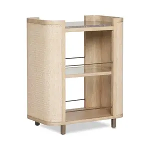 INTERLUDE HOME Harperly Bar Cart - Taupe