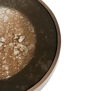 INTERLUDE HOME Jan Round Drink Table - Bronze
