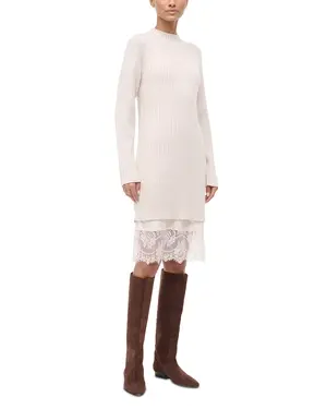 Staud Willow Sweater Dress - Ecru