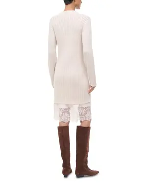 Staud Willow Sweater Dress - Ecru