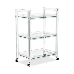 INTERLUDE HOME Ava Bar Cart - Clear