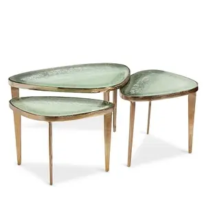 INTERLUDE HOME Jan Bunching Cocktail Tables - Green