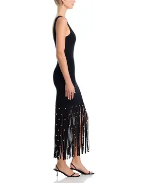 Simkhai Romelia Midi Dress - Black