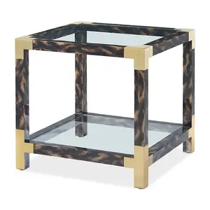 THEODORE ALEXANDER Arakan Side Table - Pcf-calico