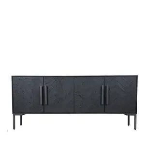MOE'S HOME COLLECTION Fishbone Sideboard - Black