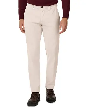 Boggi Milano Slim Fit Stretch Garment Dyed Pants - Light Grey