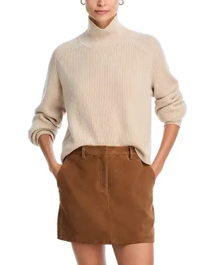 Guest In Residence Cashmere Mock Neck Sweater