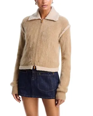 Guest In Residence Grizzly Frankie Cashmere Jacket - Camel