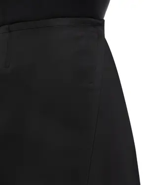 Co Satin Wrap Skirt