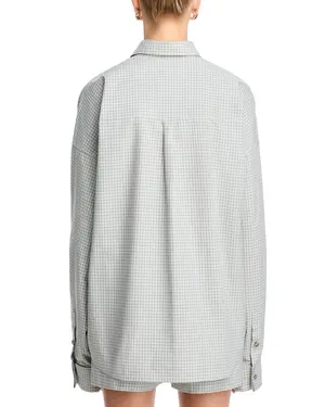 Brandon Maxwell Harvey Boyfriend Shirt