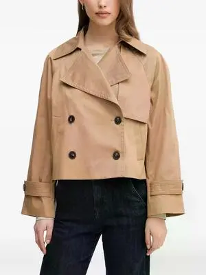 BENETTON Button Detailed Double Breasted Jacket - Neutrals