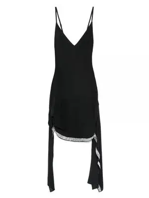 Attico Embellished-hem Mini Dress