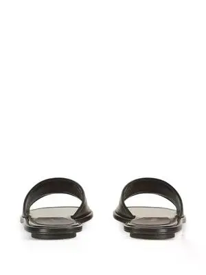 SERGIO ROSSI Logo-detail Sandals - Black