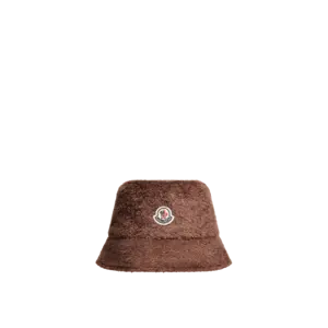 Moncler Teddy Bucket Hat - Brown
